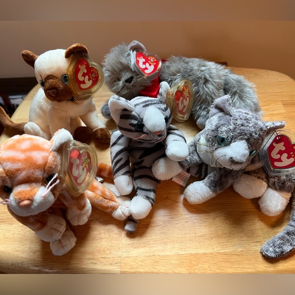 Ty | Toys | Ty Beanie Babies Bundle Of Cats 5 | Poshmark